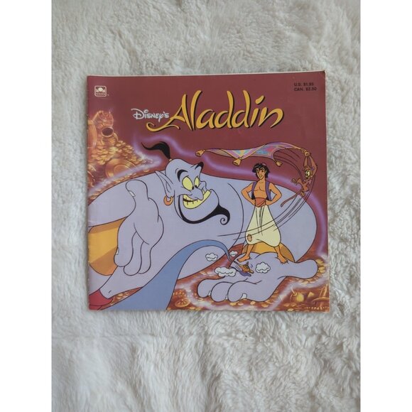 Disney | Office | Disney Aladdin Golden Book Club Edition Story Book ...